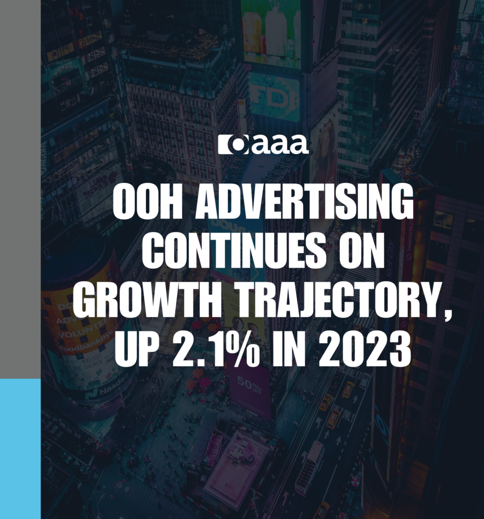 Out of Home Advertising Continues On Growth Trajectory, Up 2.1% in 2023 ...