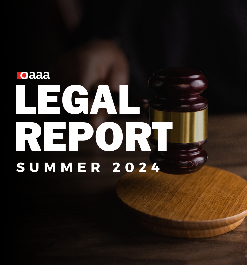 Summer 2024 Legal Report - OAAA