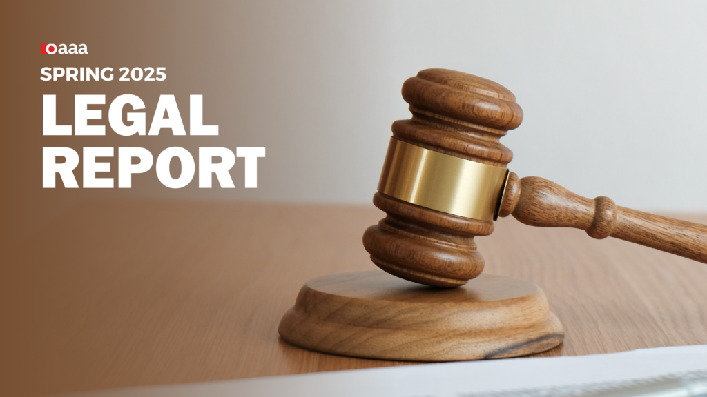 2025 Spring Legal Report - OAAA